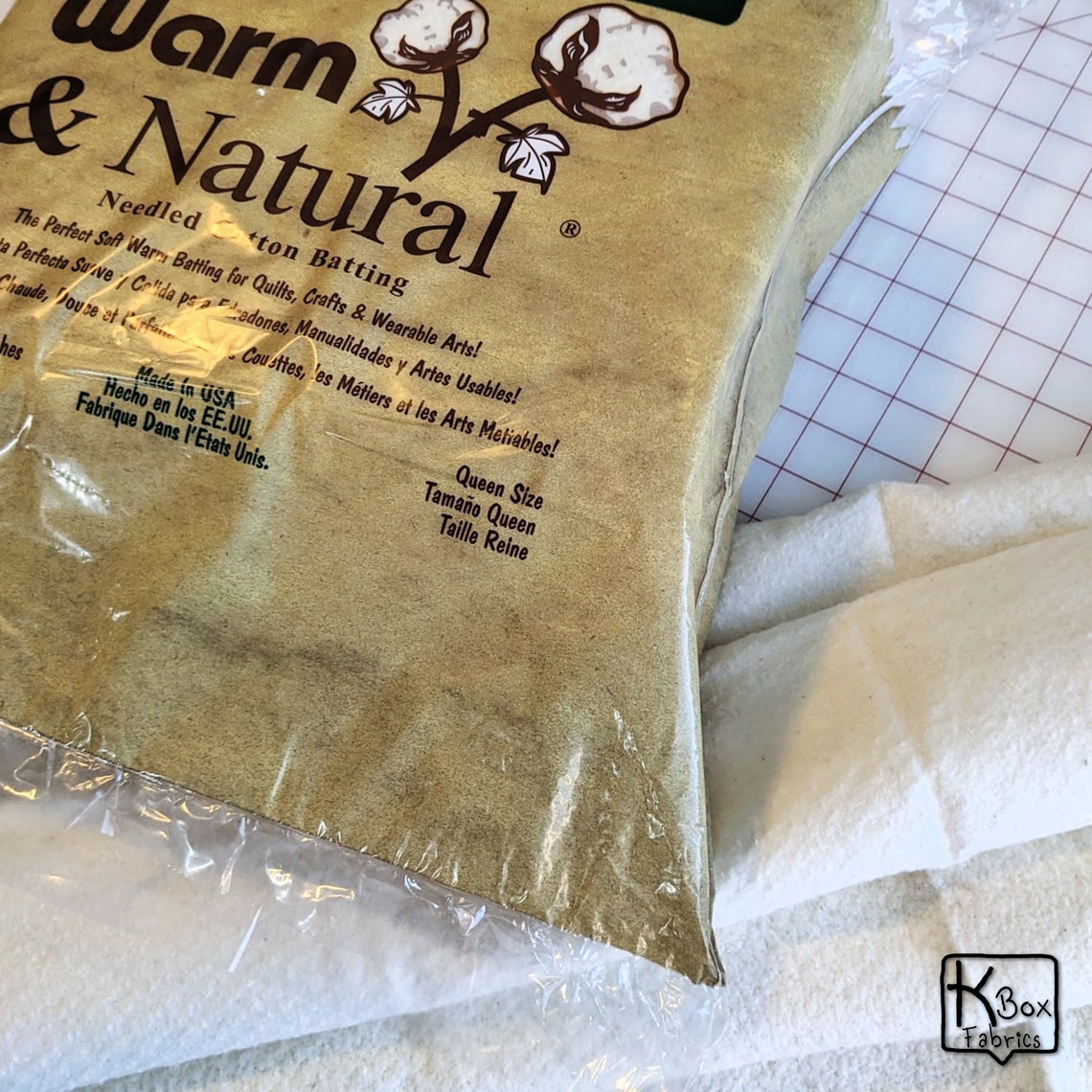 Batting Cotton Queen Size Warm & Natural Needle Cotton Wadding ...