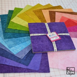 10 Inch Layer Cake 42 Square Pieces Rainbow Blenders Maywood Studio ...