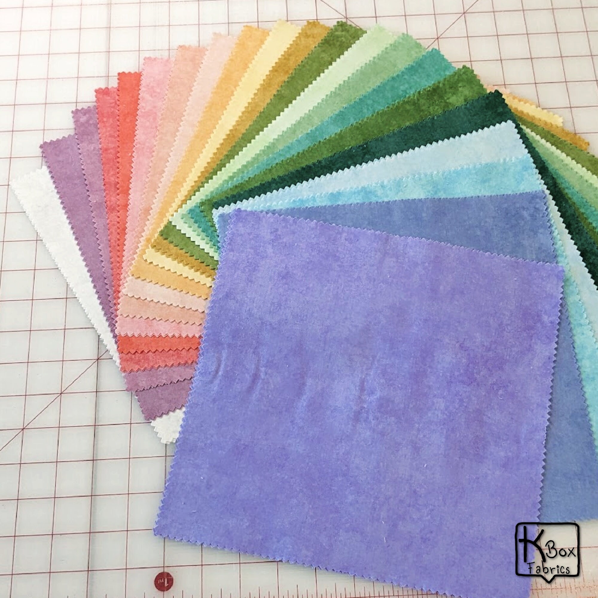 10 Inch Square Layer Cake Stacker 42 Pieces Rainbow Shadow Play Maywood ...
