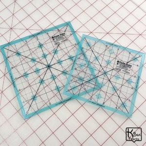 Quilting Ruler Square Set Blue Cute Cuts Trim-it Collection 5 Sizes of ...