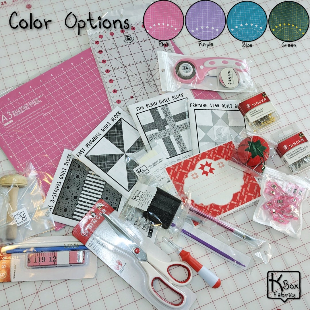 Quilting Kit Gift Essential Quilt Kit Has All the Needed Notions ...