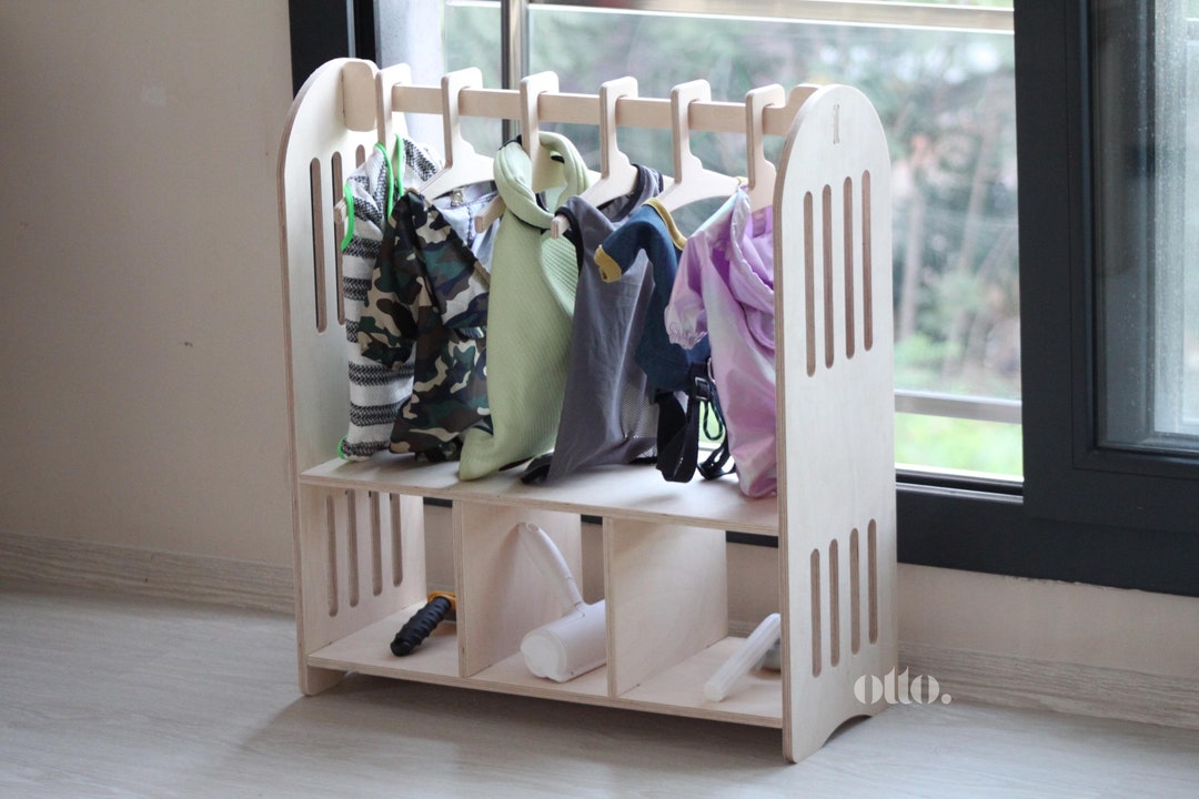 Personalized Dog Wardrobe, Birch Plywood Pet Clothing Rack - Etsy