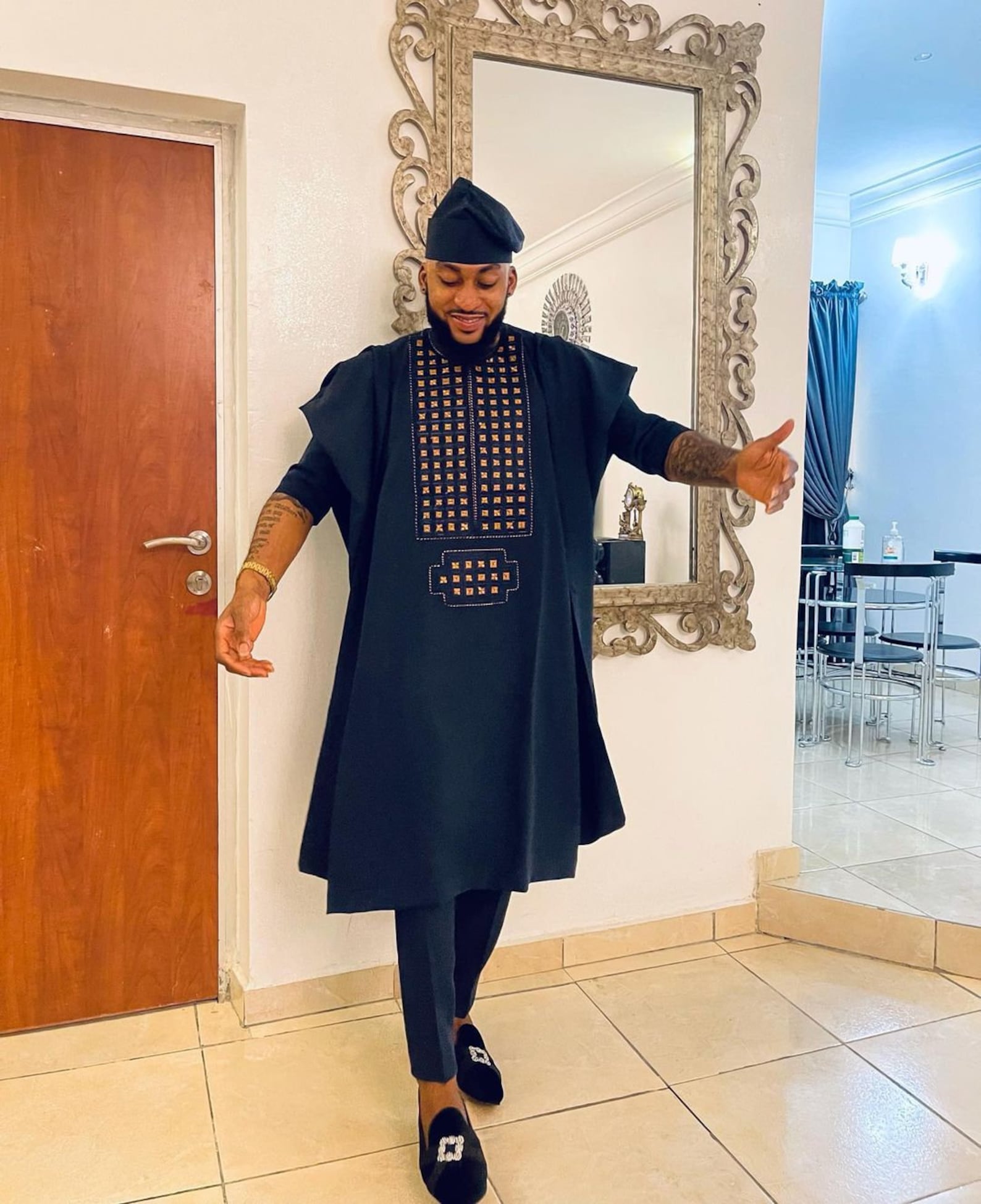 3pcs African Men Agbada | Agbada for Men | African Men Wedding Suit ...