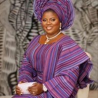 4 Pieces Aso Oke Set for Women, Yoruba Asooke for Birthday, Mother of ...