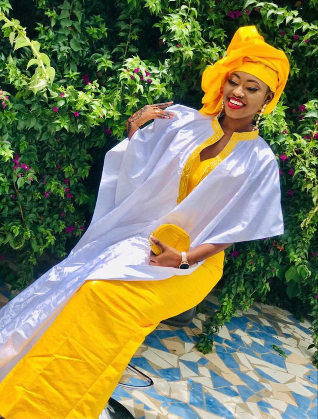 Traditional Bazin Boubou With Embroidery, Boubou Kaftan, Bazin Boubou ...