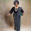 4 Pieces Aso Oke Set for Women, Yoruba Asooke for Birthday, Mother of ...