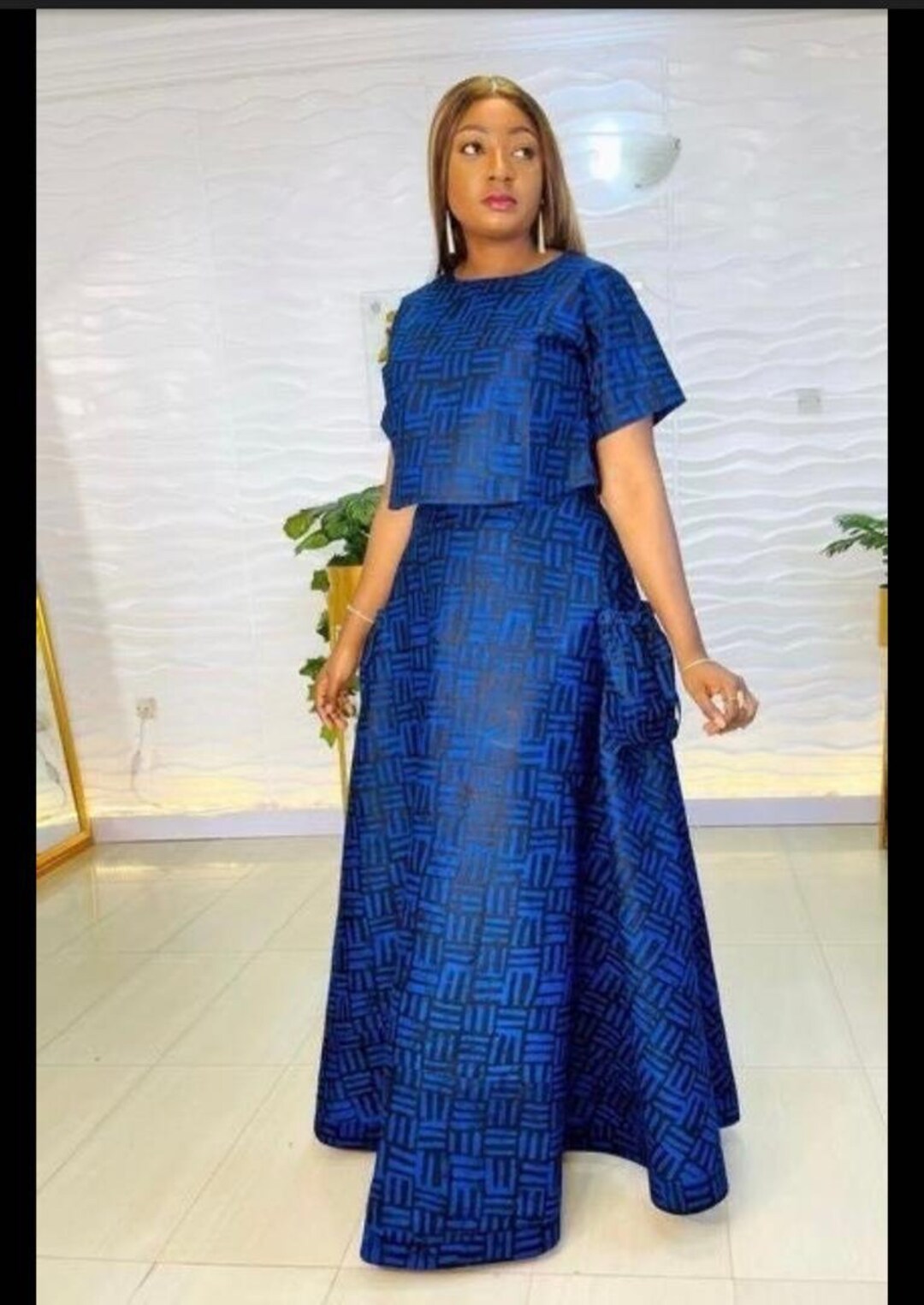 Two Piece African Dress for Women, African Women’s Clothing, African ...