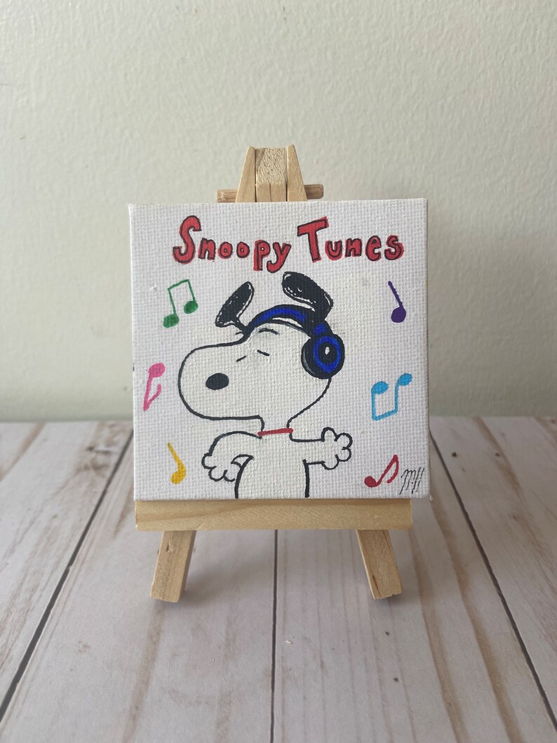 Snoopy Tunes - Etsy