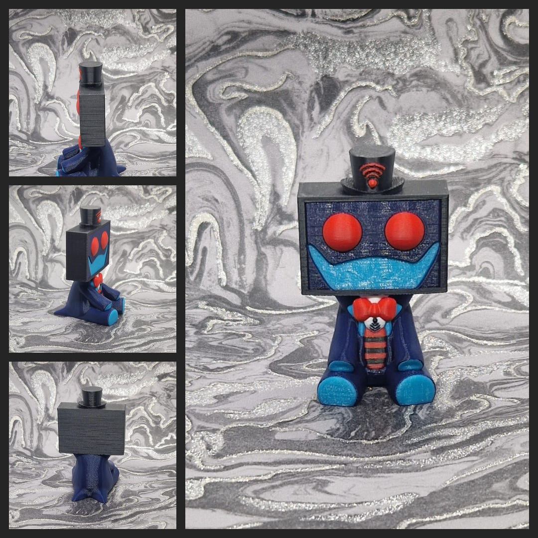 Vox Hazbin Hotel Chibi Figure, 3D Printed Cartoon Figurine - Etsy