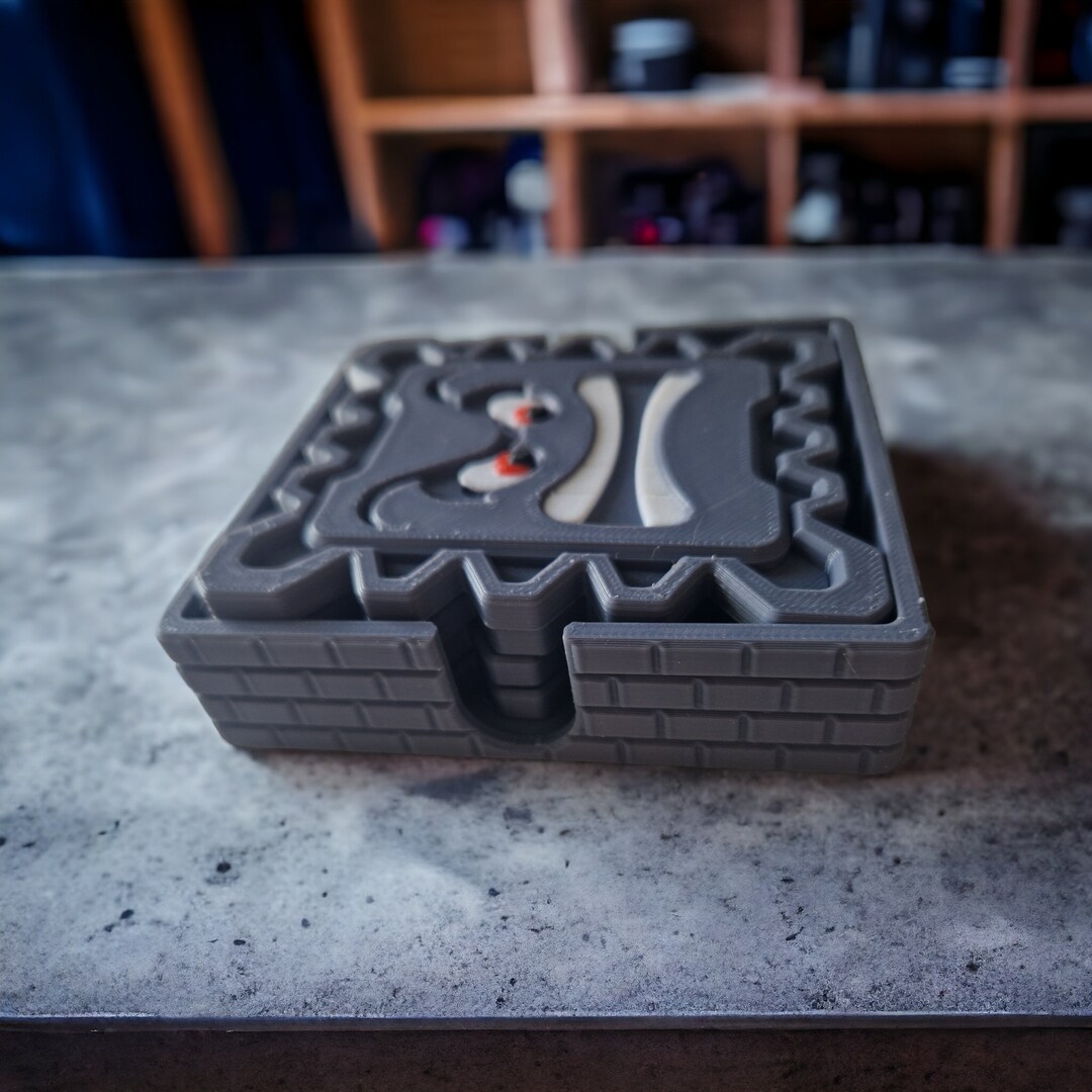 Retro Gaming Nintendo Inspired Thwomp Coaster Set - Etsy