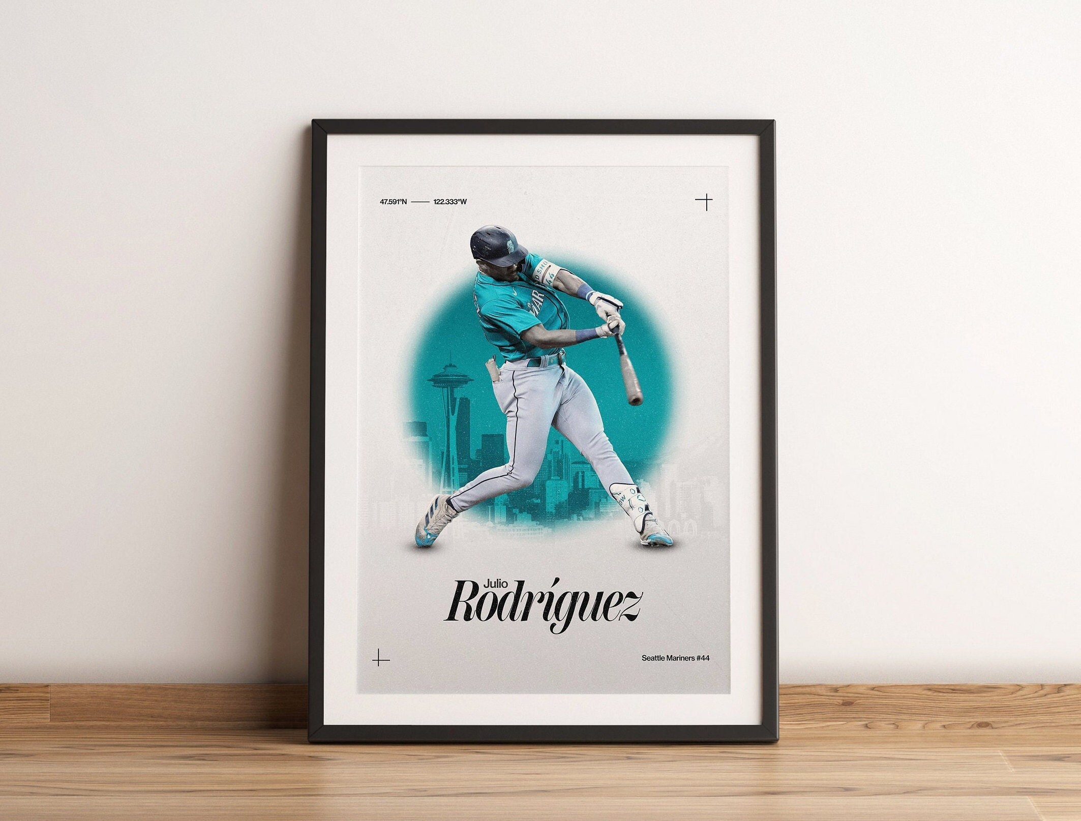 Julio Rodriguez Poster Digital Download Seattle Mariners Poster - Etsy