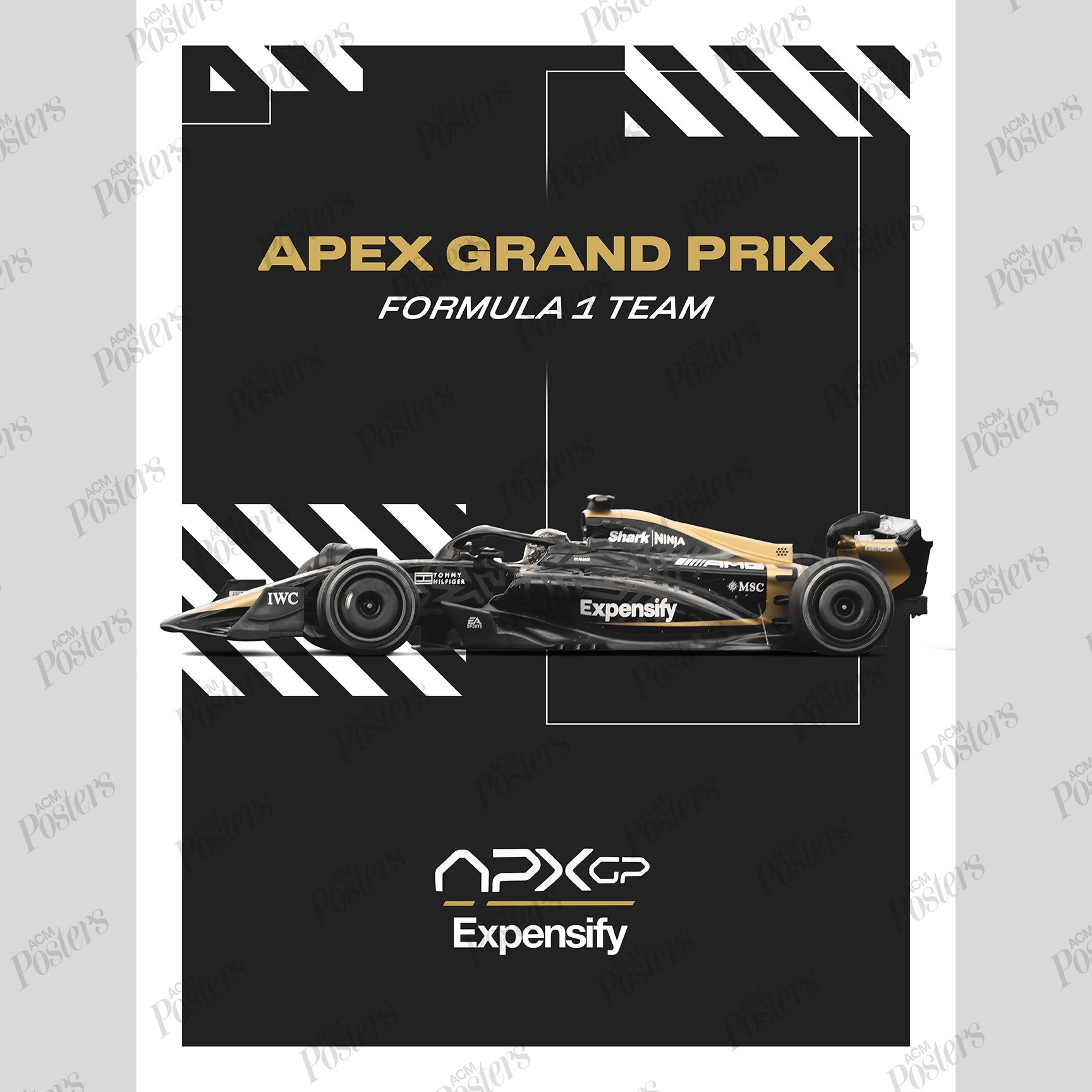 F1 Movie Poster | APXGP F1 Team Poster, Sonny Hayes Poster, F1 Movie ...
