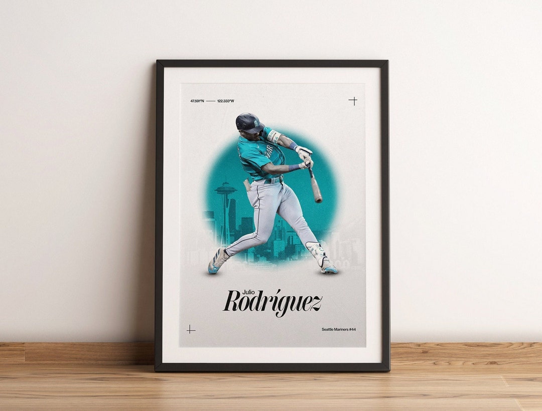 Julio Rodriguez Poster Instant Download, Seattle Mariners Poster ...