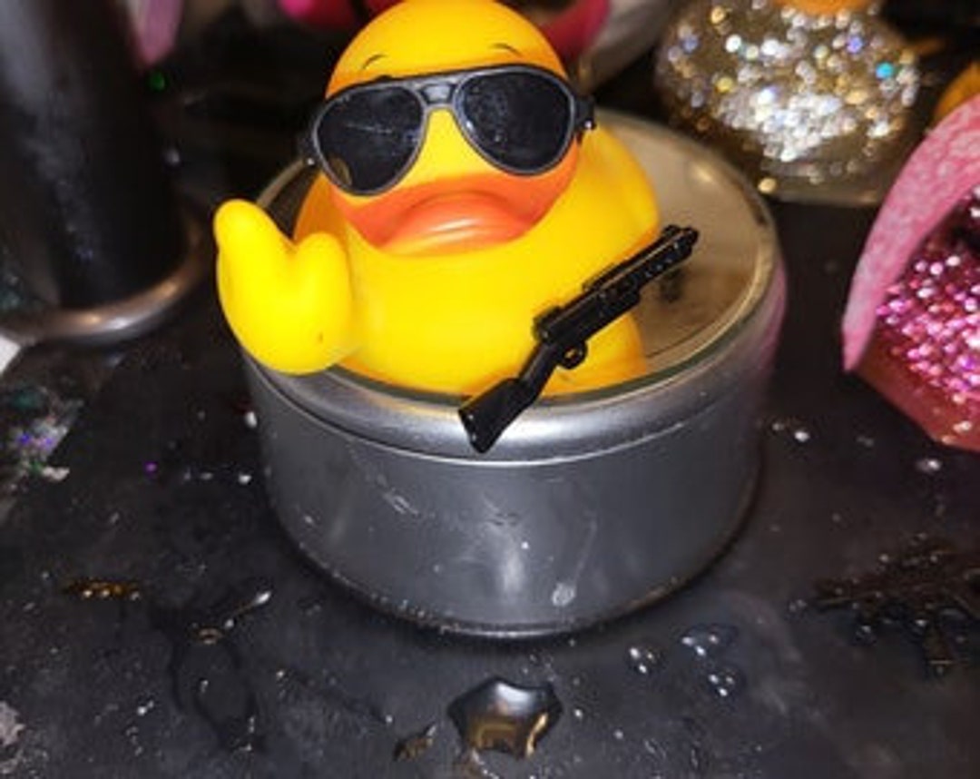 New Armed Mini Middle Finger With Glasses and Rubber Ducks - Etsy