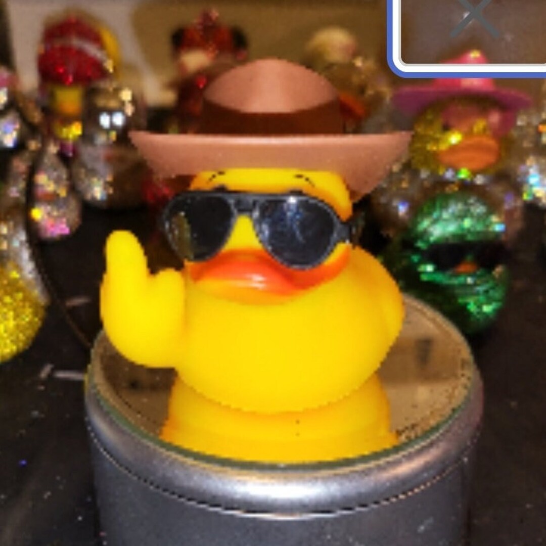 New Mini Middle Finger With Glasses Rubber Ducks - Etsy