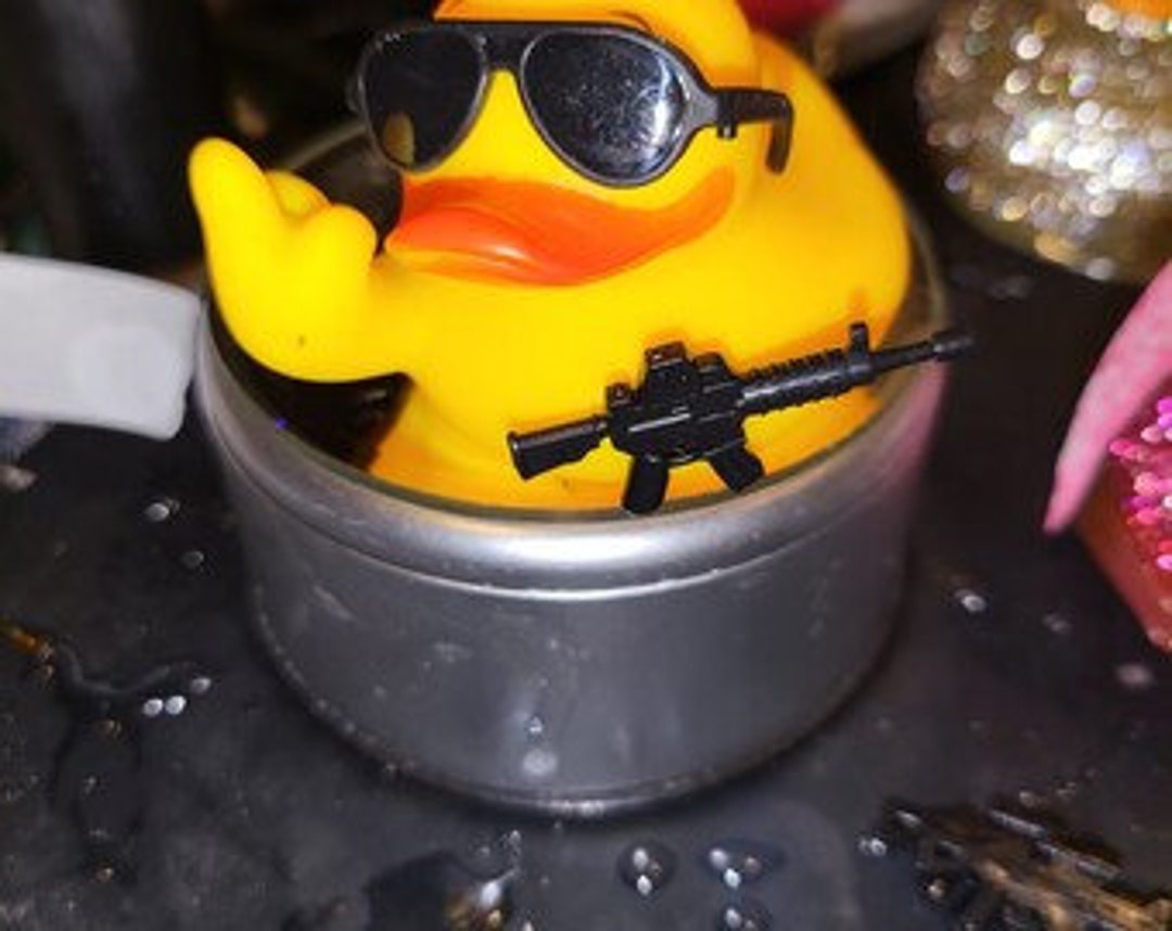 New Armed Mini Middle Finger With Glasses and Rubber Ducks - Etsy