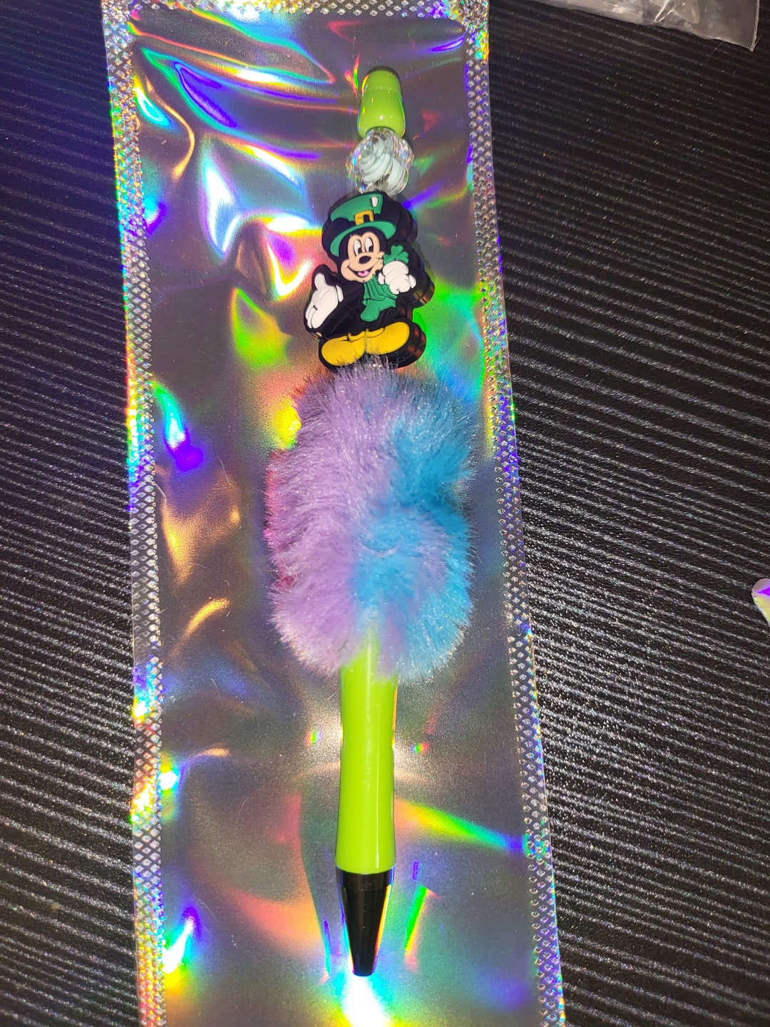 Custom Made Lucky Mickey Bling Ink Pens - Etsy