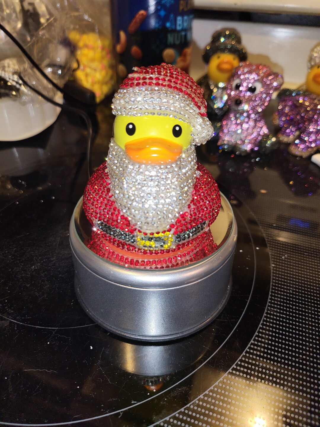 New Custom Made Santa Claus Bling Duck - Etsy