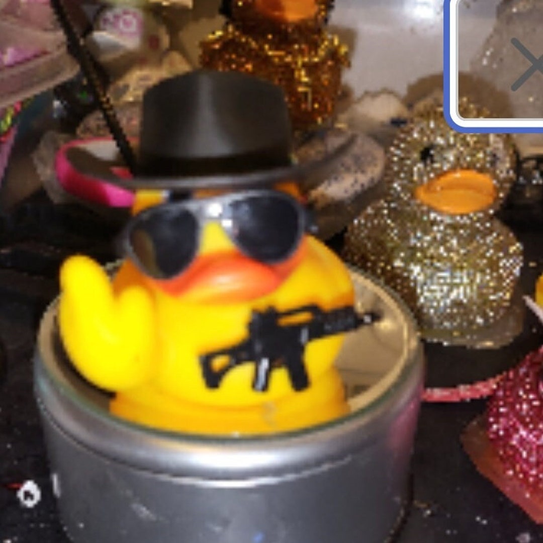 New Armed Mini Middle Finger With Glasses and Rubber Ducks - Etsy
