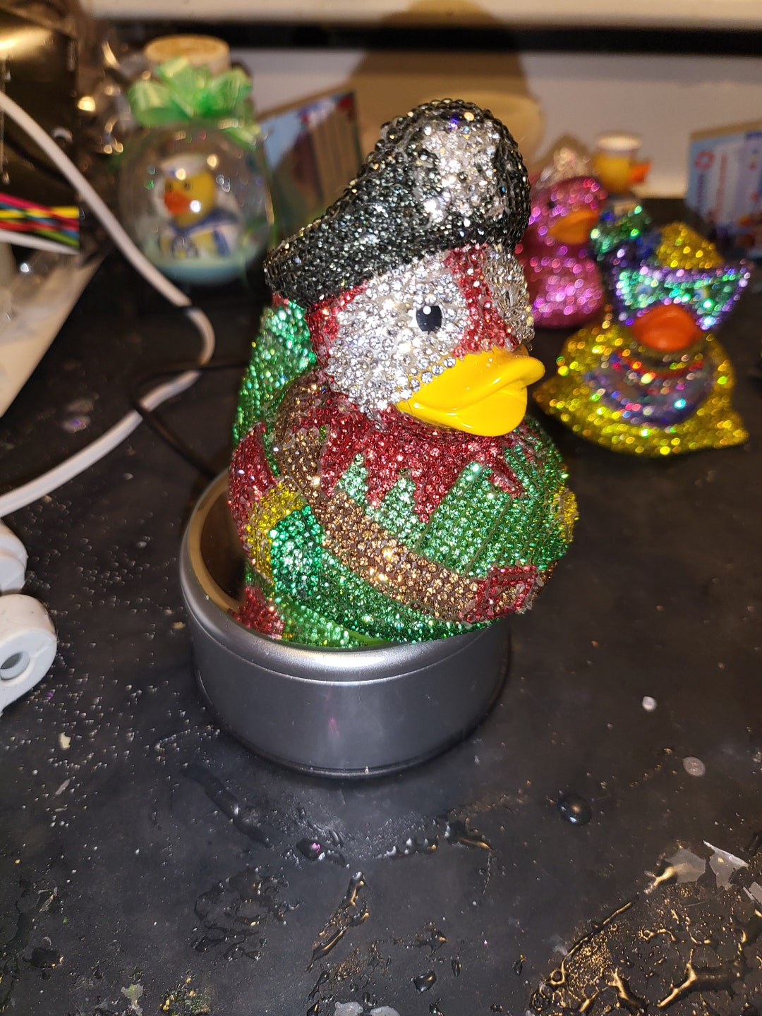 New Custom Made Large Pirate Parrot Bling Duck - Etsy
