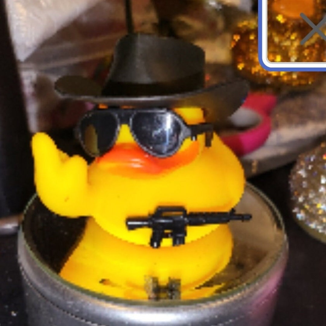 New Armed Mini Middle Finger With Glasses and Rubber Ducks - Etsy