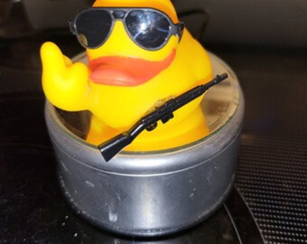 New Armed Mini Middle Finger With Glasses and Rubber Ducks - Etsy