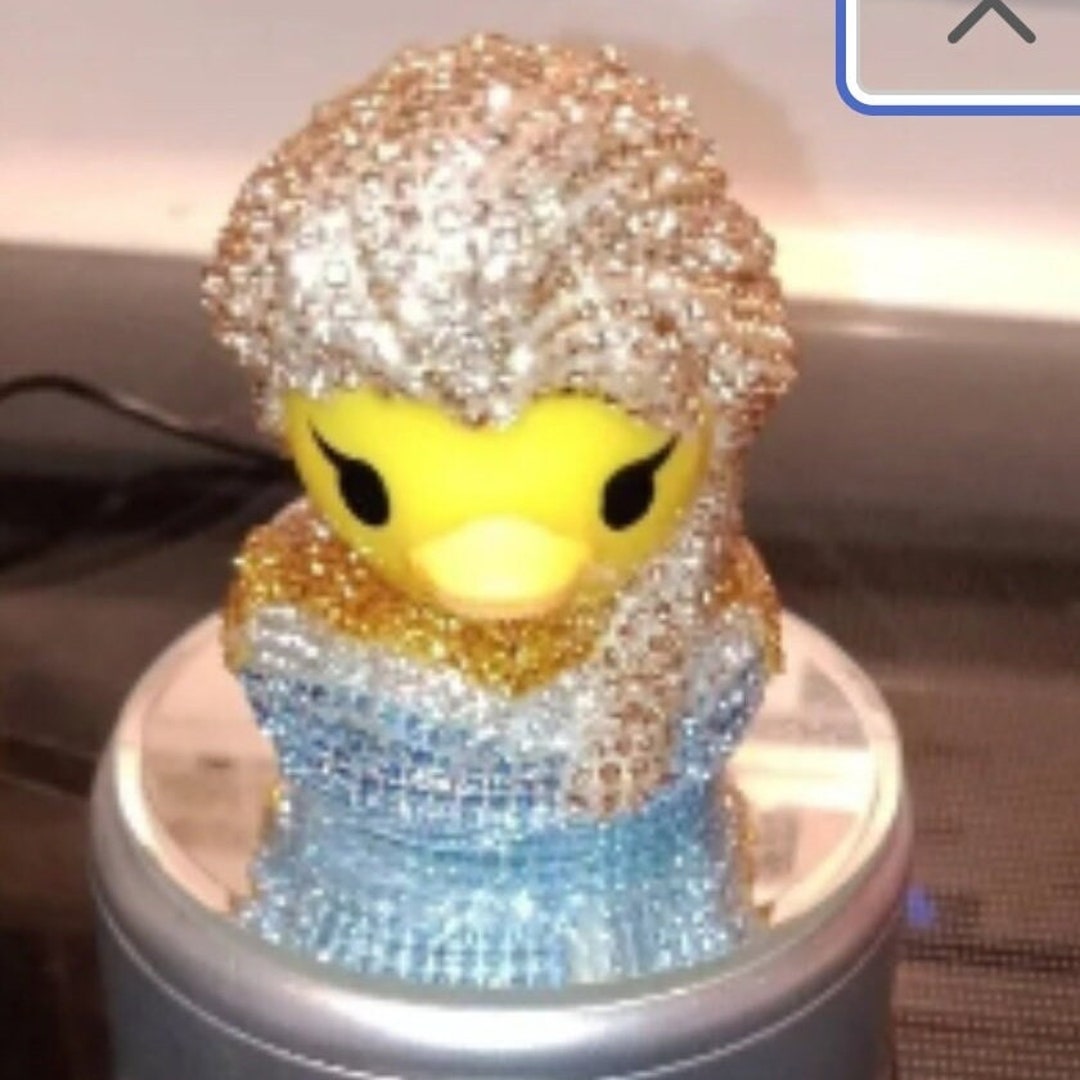 New Custom Elsa Frozen Bling Bling Duck - Etsy