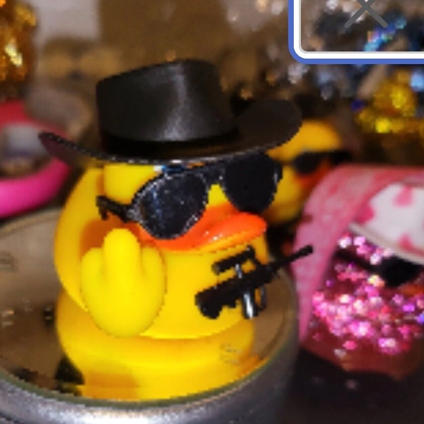 New Armed Mini Middle Finger With Glasses and Rubber Ducks - Etsy