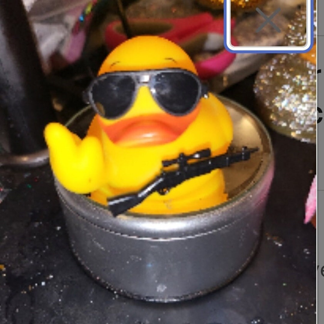 New Armed Mini Middle Finger With Glasses and Rubber Ducks - Etsy