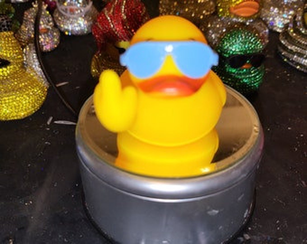 New Mini Middle Finger With Glasses Rubber Ducks - Etsy