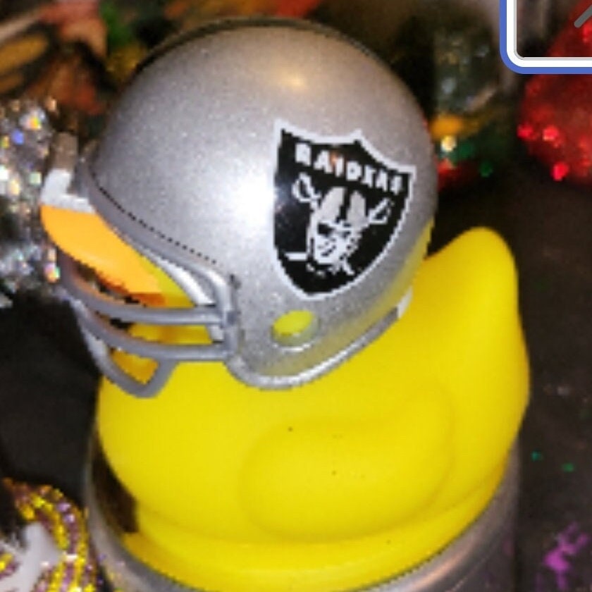 New Custom Large Raiders Football Duck - Etsy