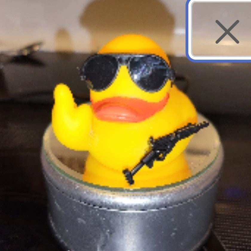 New Armed Mini Middle Finger With Glasses and Rubber Ducks - Etsy
