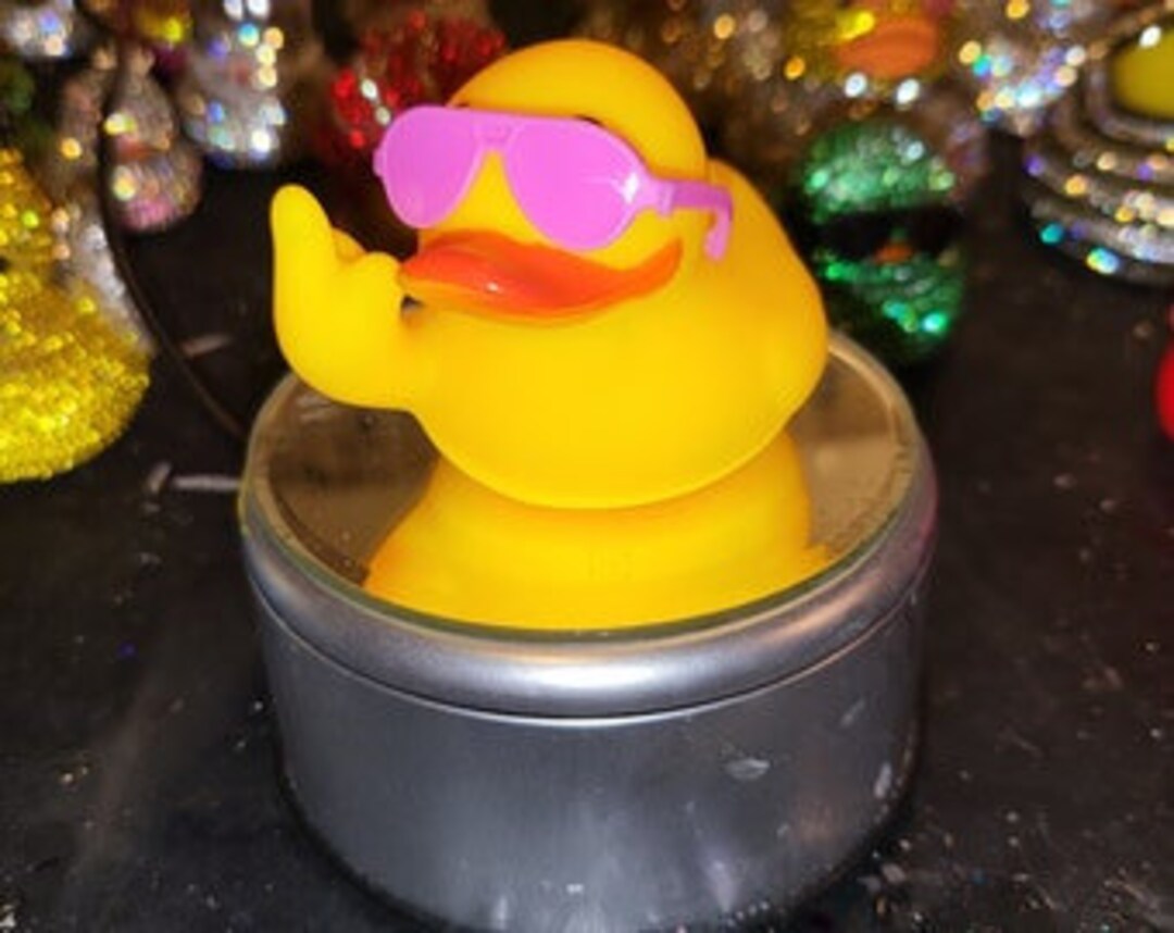 New Mini Middle Finger With Glasses Rubber Ducks - Etsy