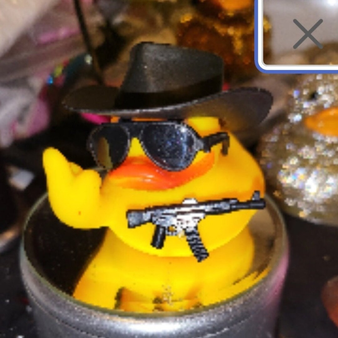 New Armed Mini Middle Finger With Glasses and Rubber Ducks - Etsy