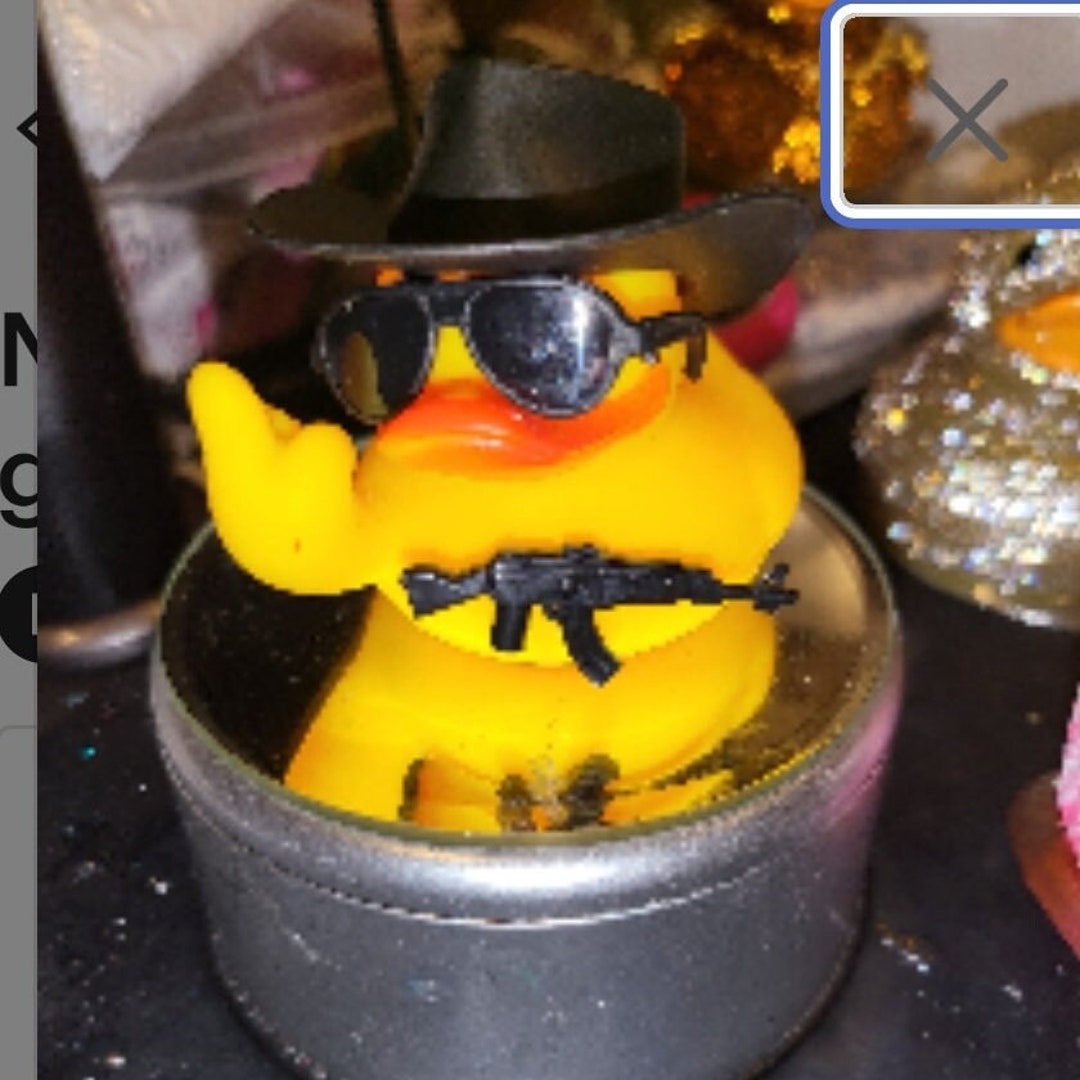 New Armed Mini Middle Finger With Glasses and Rubber Ducks - Etsy