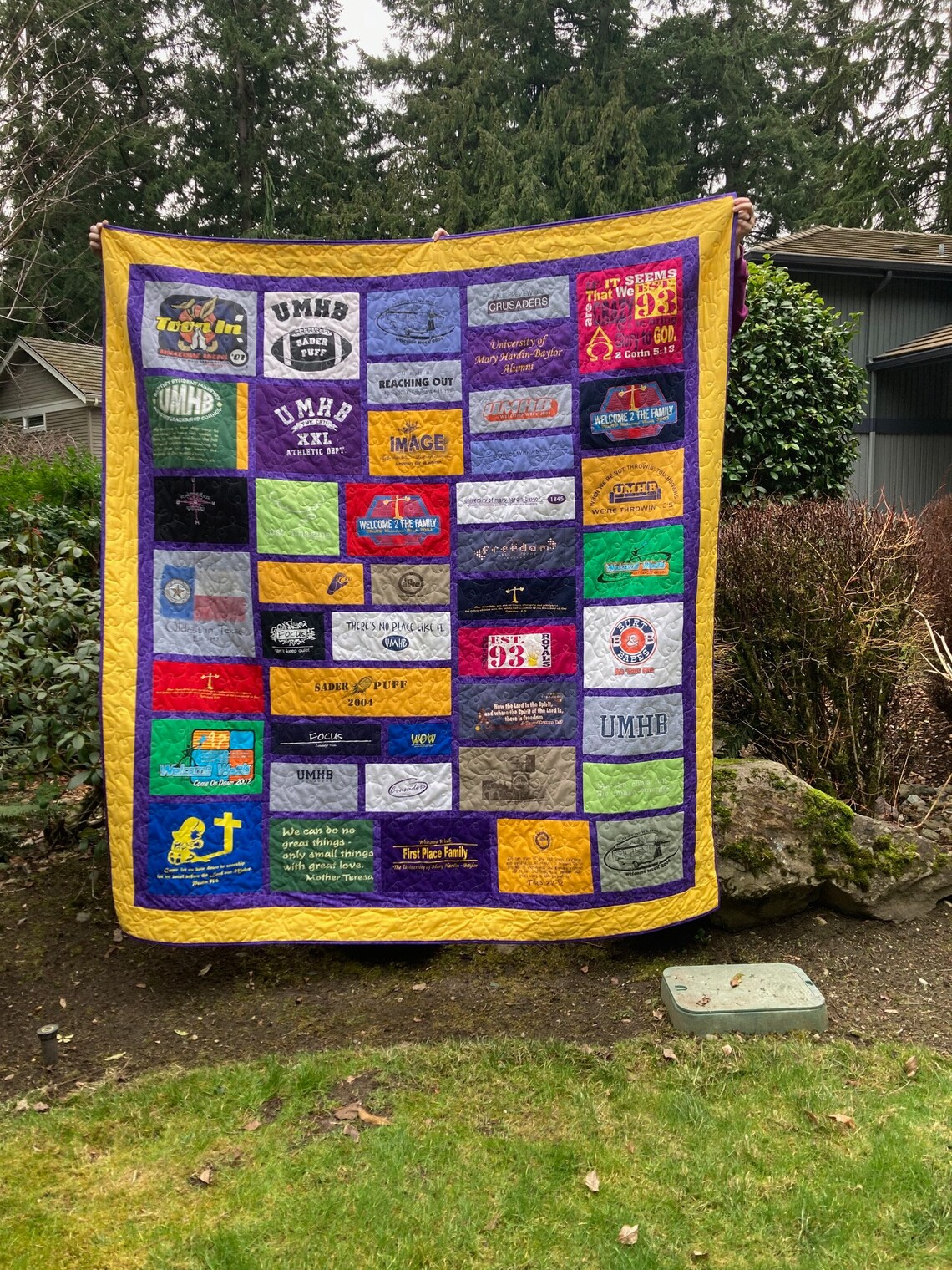 Custom Tshirt/memory Quilt - Etsy