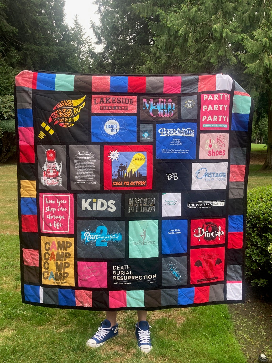 Custom Tshirt/memory Quilt - Etsy