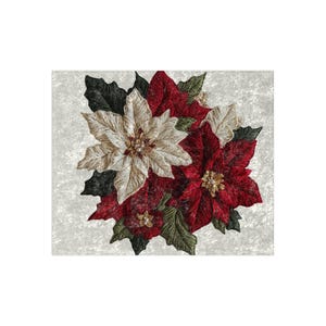 Luxe Velvet Throw Blanket: 3D Embroidered Floral Boho Sofa Throw - Etsy
