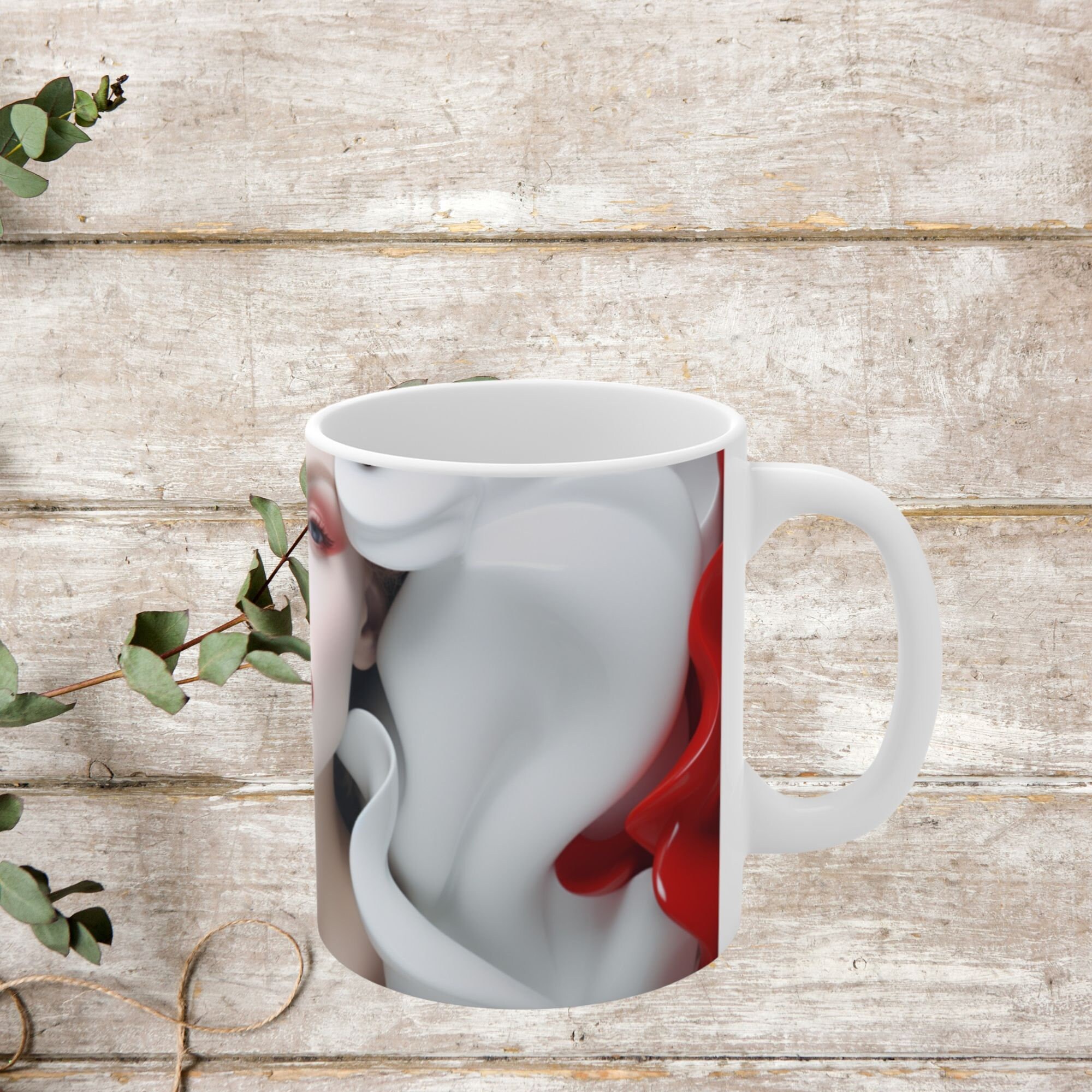 Woman's Face Coffee Mug,vintage Face Mug,stylishgift, Art Mug, Abstract ...