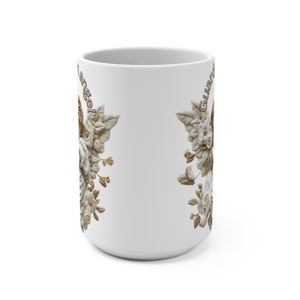 Christian Ceramic Mug 3D Guardian Angel,divine Protection and Elegance ...