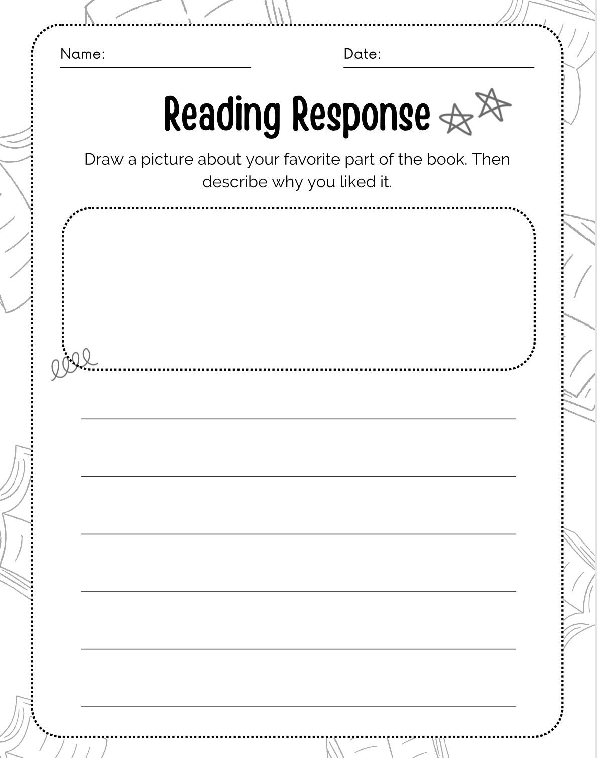 Reading Response Teacher Resource - Etsy