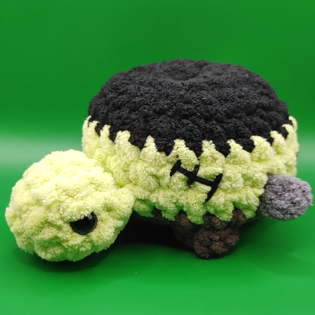 Crochet Frankenstein Turtle - Etsy