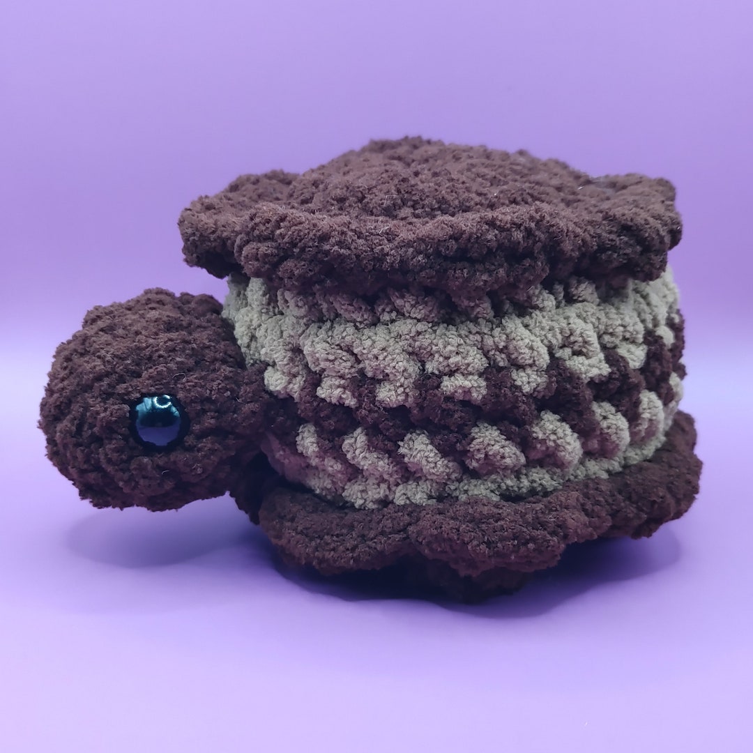 Crochet Chocolate Cake Turtle - Etsy