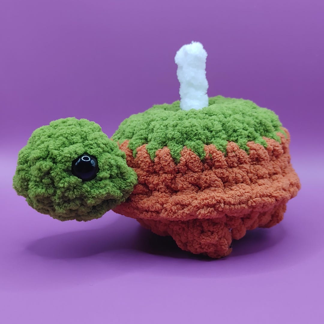 Crochet Caramel Apple Turtle - Etsy