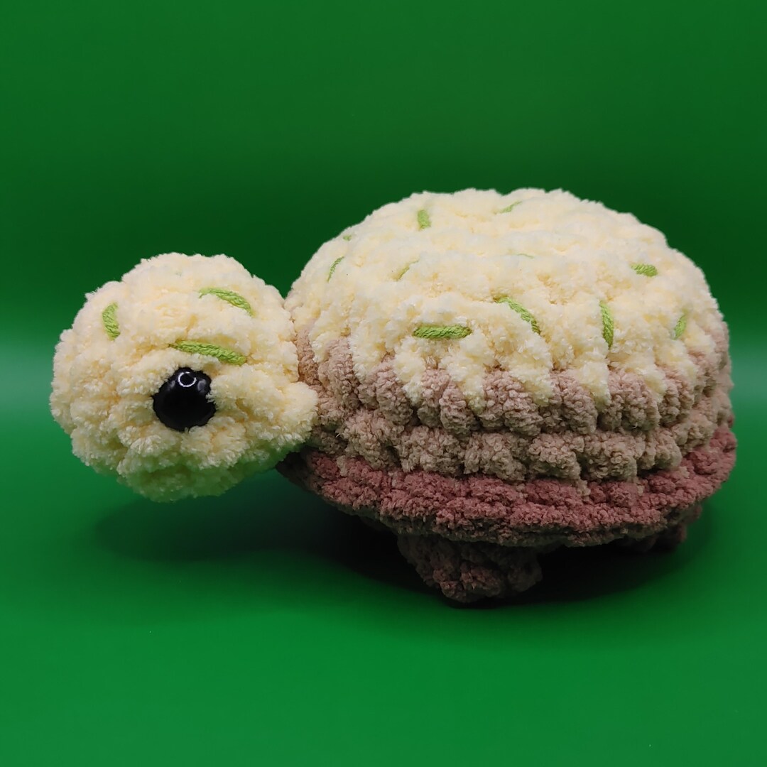 Crochet Garlic Bread Turtle - Etsy