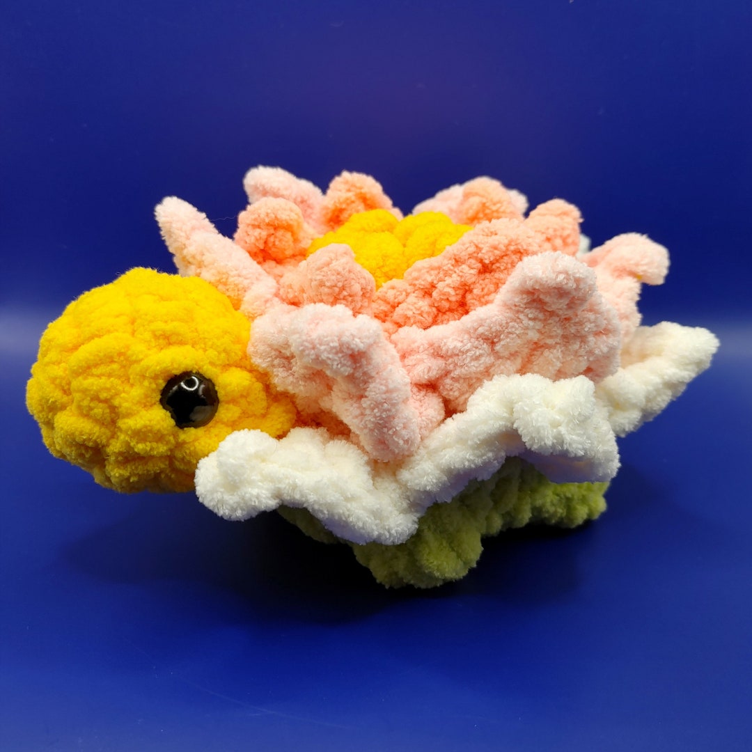 Crochet Lotus Turtle - Etsy