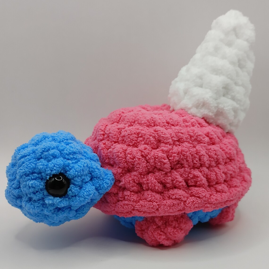 Crochet Cotton Candy Turtle - Etsy