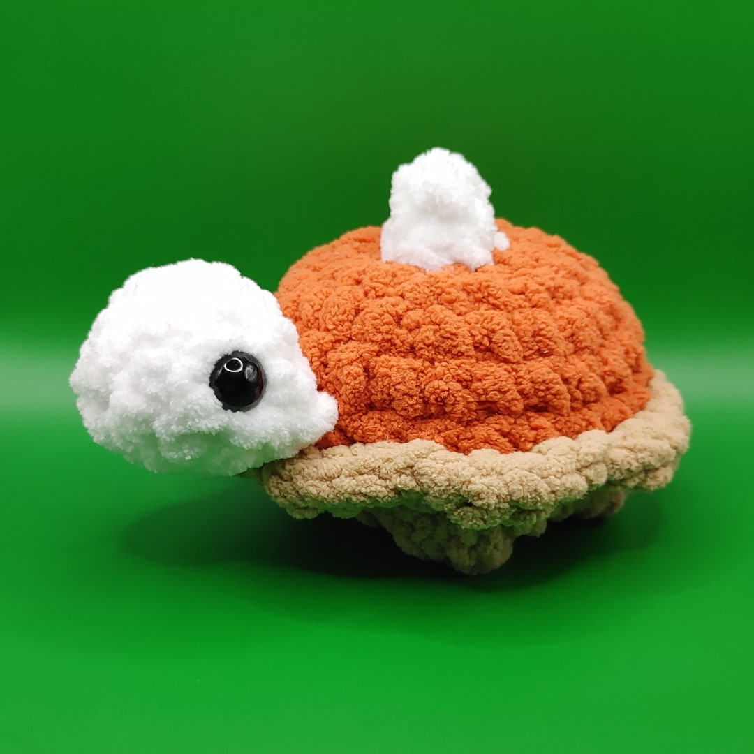Crochet Pumpkin Pie Turtle - Etsy