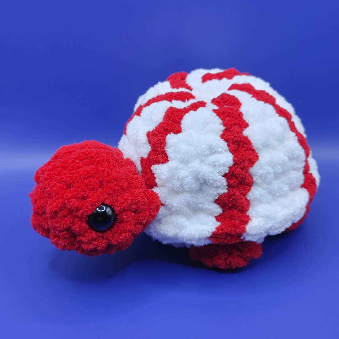 Crochet Peppermint Turtle - Etsy