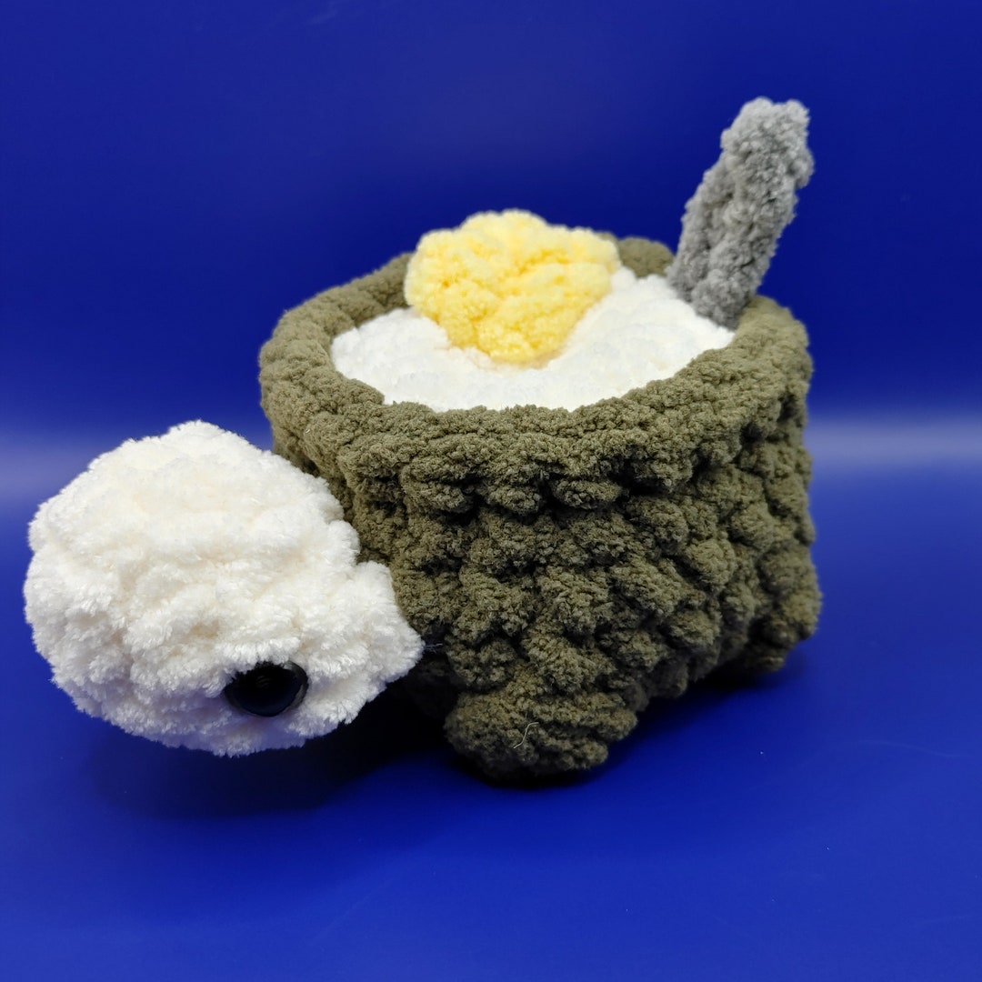 Crochet Mashed Potatoes Turtle - Etsy